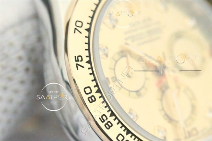 Rolex Cosmograph Daytona Champagne Diamond 18K Eta - ETA Saat | Saatport
