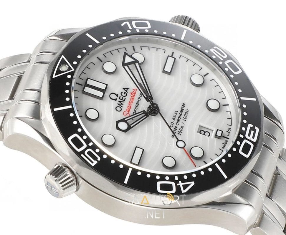 Omega Seamaster Diver 300 M White dial 42 mm Super Clone Eta - Saatport